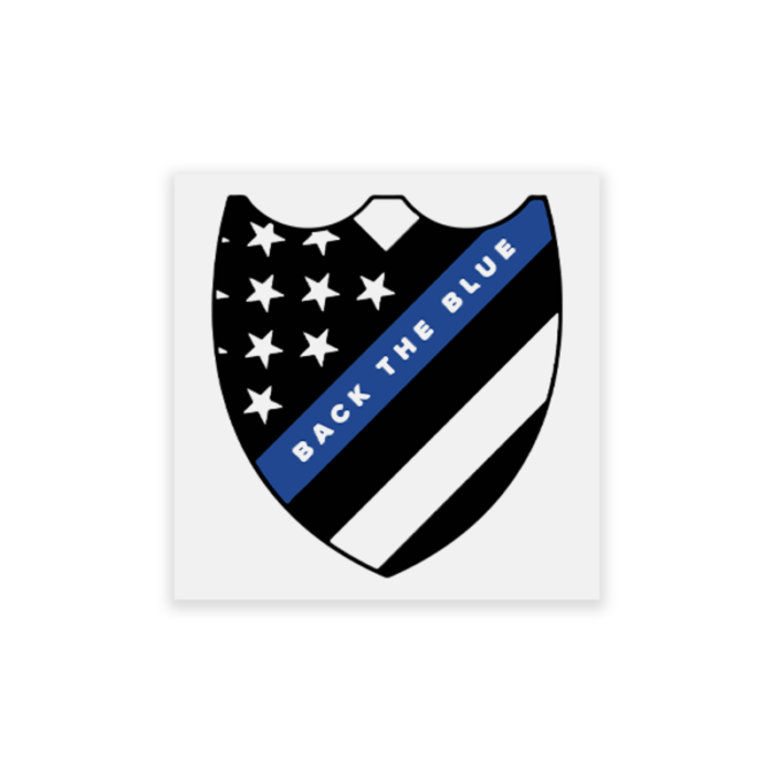 Limited Edition: Back The Blue Bumper Sticker - Mast for Congress ...