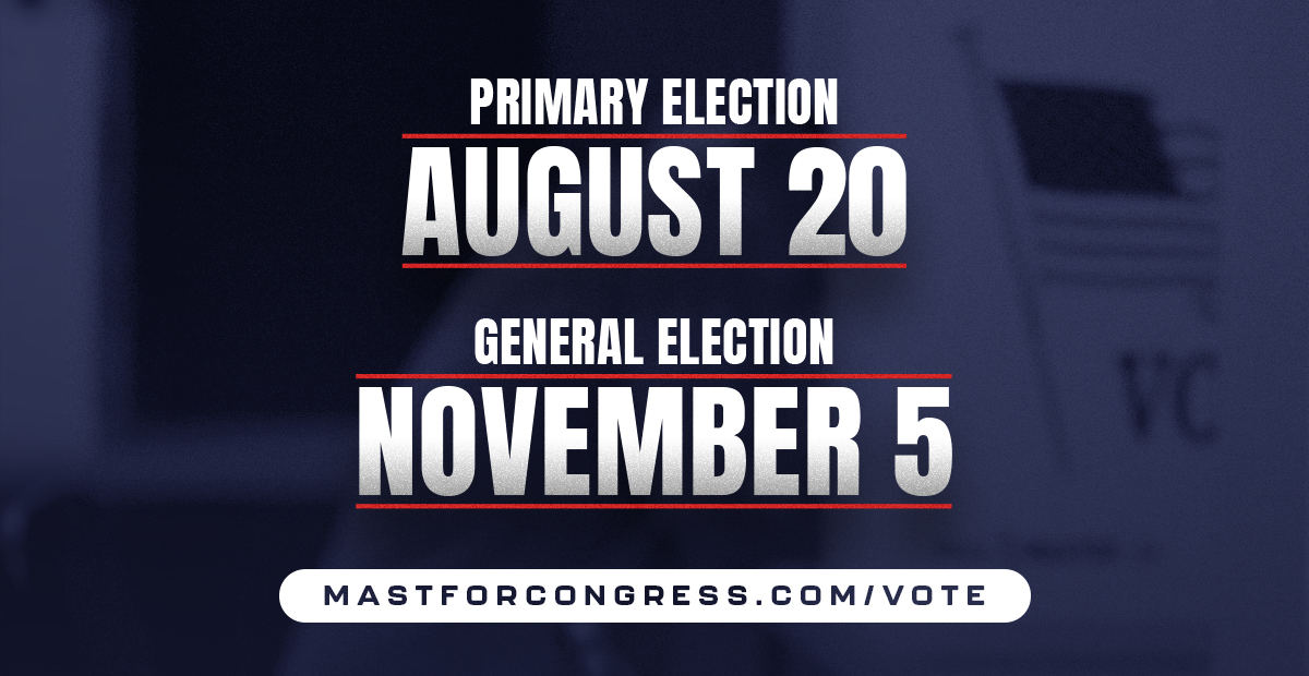 HOW TO VOTE - Mast for Congress | Mast for Congress